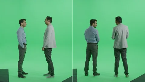 2-in-1 Green Screen Collage: Two Diverse... | Stock Video | Pond5