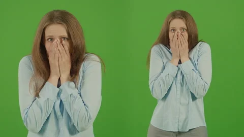 Green Screen Scared Stock Video Footage | Royalty Free Green Screen ...