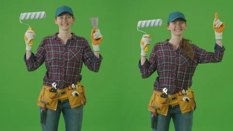 2-in-1 Split Green Screen Collage:Young ... | Stock Video | Pond5