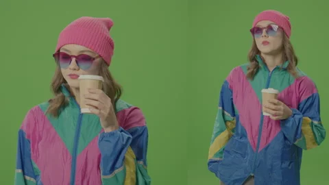 2-in-1 Split Green Screen Montage.Green ... | Stock Video | Pond5