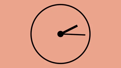 2 animated clock animation. clock animat... | Stock Video | Pond5