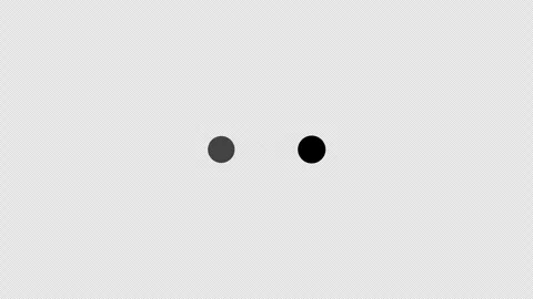2 dots horizontal rotate animated loadin... | Stock Video | Pond5