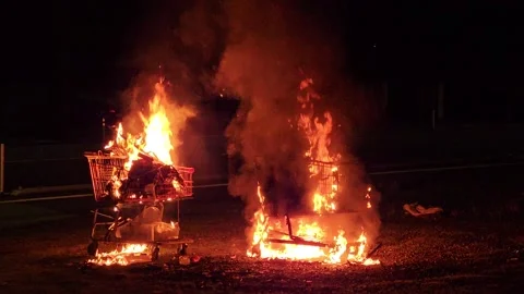 Cart Fire Stock Video Footage | Royalty Free Cart Fire Videos | Pond5