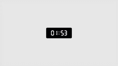 2 minutes countdown timer animation wit... | Stock Video | Pond5
