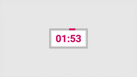 2 minutes countdown timer animation with... | Stock Video | Pond5
