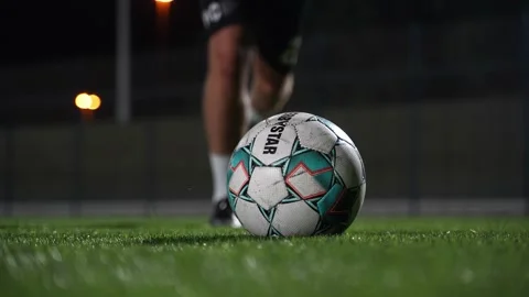 Foot Kick Ball Stock Video Footage | Royalty Free Foot Kick Ball Videos ...