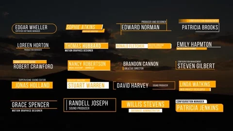 After Effects Template: 20 Clean Lower Thirds v.2 #148478092