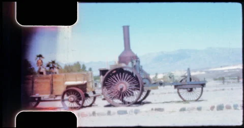 20 mule team wagon train equipment, Deat... | Stock Video | Pond5