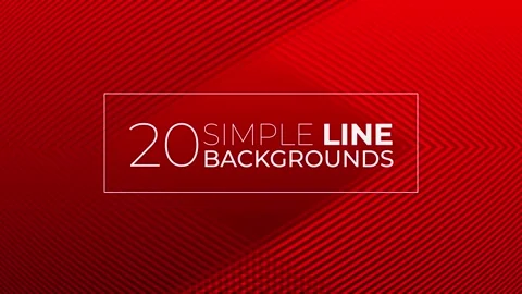 After Effects: 20 Simple Line backgrounds #153435442