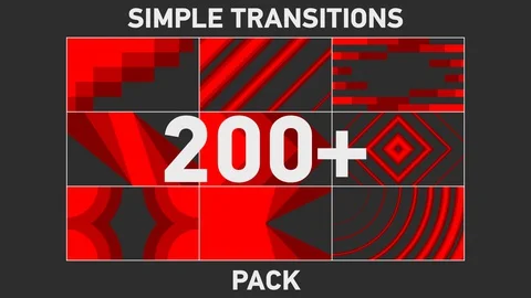 After Effects: 200+ Simple Transitions Pack #128405620