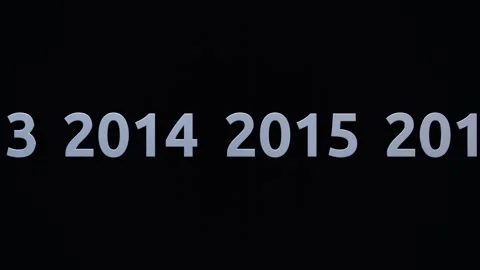 2000 to 2024 fast countdown animation ba... | Stock Video | Pond5