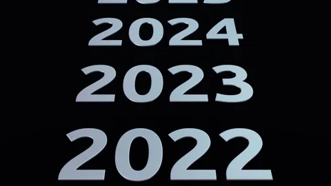 2000 to 2024 year countdown new year ani... | Stock Video | Pond5