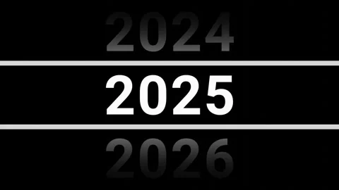 2000 to 2025 countdown new year animatio... | Stock Video | Pond5