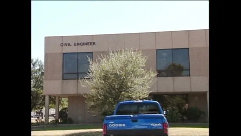 2000s: Civil Engineer's car parked near ... | Stock Video | Pond5