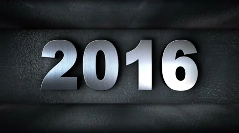 2016 Iron Year Numbers in Metal Gate, Lo... | Stock Video | Pond5