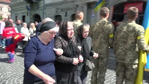 2022 - distraught family members follow ... | Stock Video | Pond5