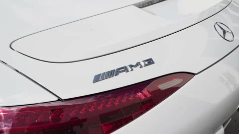 2022 Mercedes AMG SL 63, Back Light, Rea... | Stock Video | Pond5