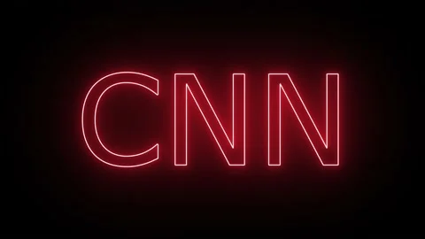 2023: CNN, Written in Neon Text Effect w... | Stock Video | Pond5