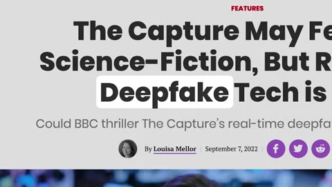 2023: Deepfake Headlines Fast Sequence | Stock Video | Pond5