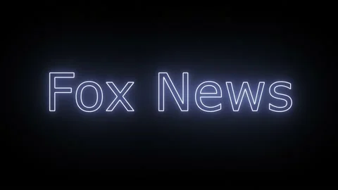 2023: Fox News, Written in Neon Text Eff... | Stock Video | Pond5