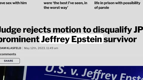 2023: Jeffrey Epstein Headlines Fast Seq... | Stock Video | Pond5