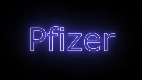 2023: Pfizer, Written in Neon Text Effec... | Stock Video | Pond5