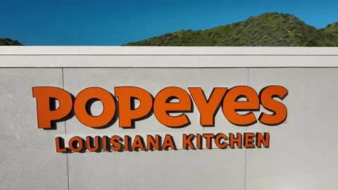 Popeyes Sign Stock Footage ~ Royalty Free Stock Videos | Pond5