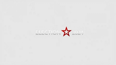 2024 usa presidential election title on ... | Stock Video | Pond5