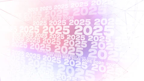 2025 background creative annual 2025 tex... | Stock Video | Pond5