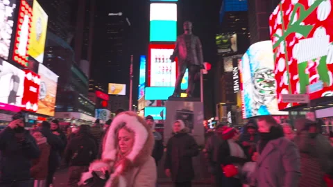 2025 Times Square New Year's Eve Numeral... | Stock Video | Pond5