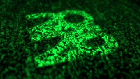 2026 year symbol matrix style | Stock Video | Pond5