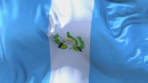 214. Guatemala Flag Waving in Wind Conti... | Stock Video | Pond5