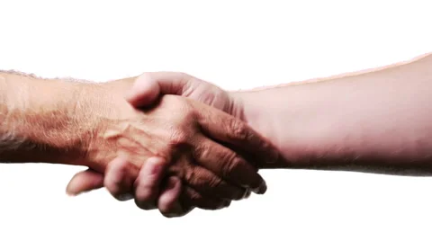 2154 Hand Shake with White Background, H... | Stock Video | Pond5