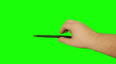 Writing Pen Green Screen Stock Footage ~ Royalty Free Stock Videos | Pond5