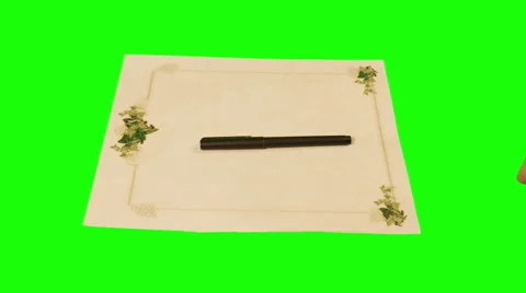 Writing Pen Green Screen Stock Footage ~ Royalty Free Stock Videos | Pond5