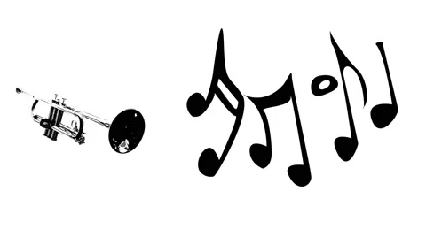 Trumpet Music Notes Stock Videos – Royalty-Free HD & 4K Videos | Pond5