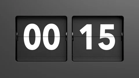 24 hours flip clock timelapse | Stock Video | Pond5