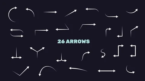 26 Arrows ~ After Effects Project ~ AE #266700944 | Pond5