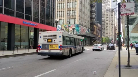 26 Jackson CTA Bus | Stock Video | Pond5