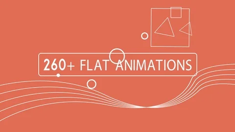 260+ Flat animations elements pack ~ After Effects #111480893