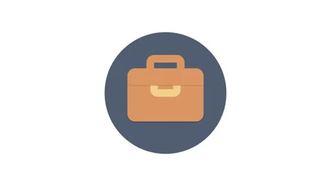 2D Animated Bag Icon Colored,isolated on... | Stock Video | Pond5