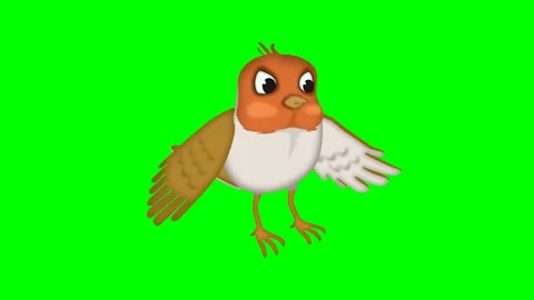 2D animated bird flapping wings and flyi... | Stock Video | Pond5