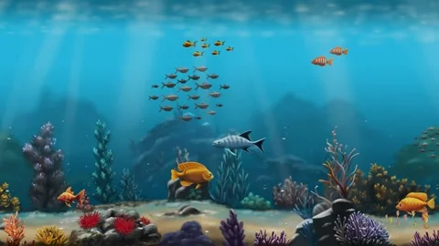 Animated Fish Swimming Stock Videos – Royalty-Free HD & 4K Videos