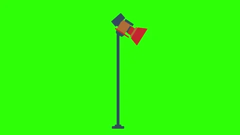 2D animated illustration of a studio lig... | Stock Video | Pond5