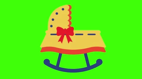 2D animated illustration of a swing bask... | Stock Video | Pond5