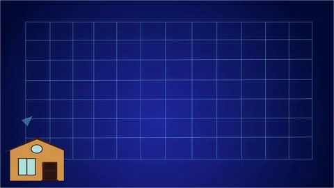 2D animation, arrow moving up on graphic... | Stock Video | Pond5