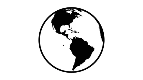 2D animation of cartoon planet Earth iso... | Stock Video | Pond5