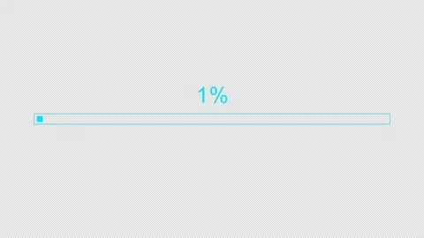 2D animation of loading bar. | Stock Video | Pond5