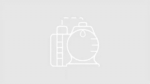 2D animation of oil refinery thin line w... | Stock Video | Pond5