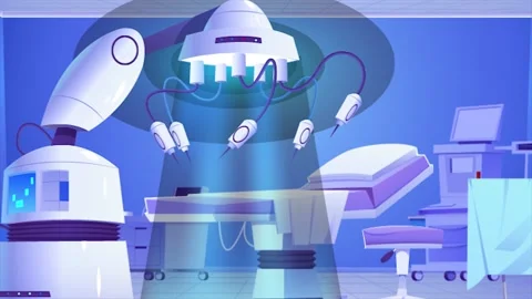 2D animation of Surgical lab. animated o... | Stock Video | Pond5